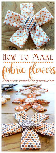 How to Make Fabric Flowers - Adventures of a DIY Mom