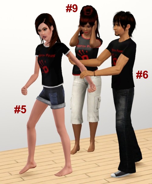 FOR MY SIMS: Argument Pose Pack