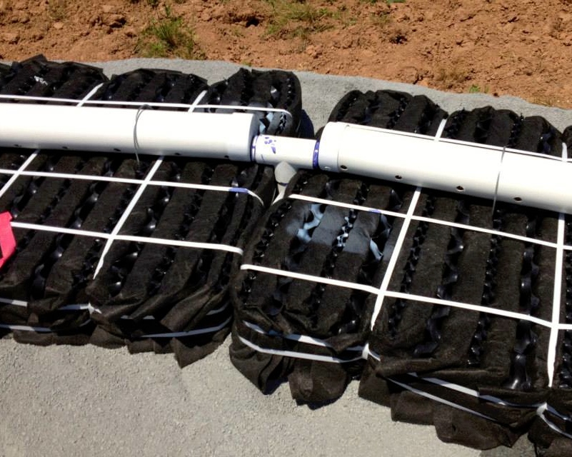 Expert Septic - No Sand Mound: Eljen GSF shallow soils system