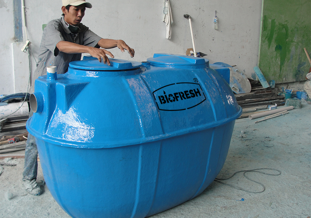 Septic Tank Biofresh RC 2 - STP Biotech - Biofresh Water Fiberglass ...