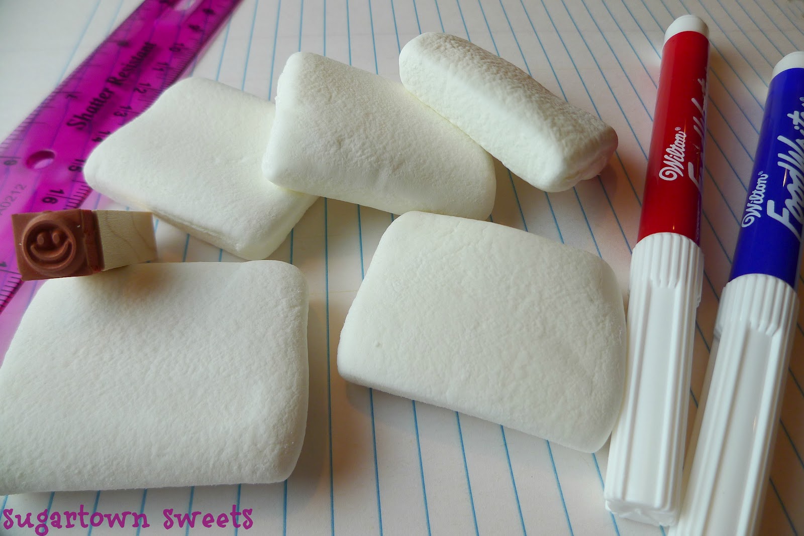 Sugartown Sweets: Notebook Paper Marshmallows
