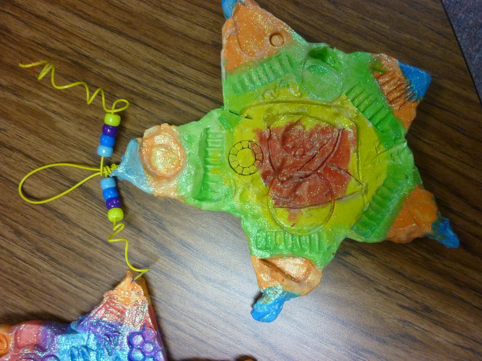 Mrs. Werner's Art Room: Kinder Clay Texture Stars