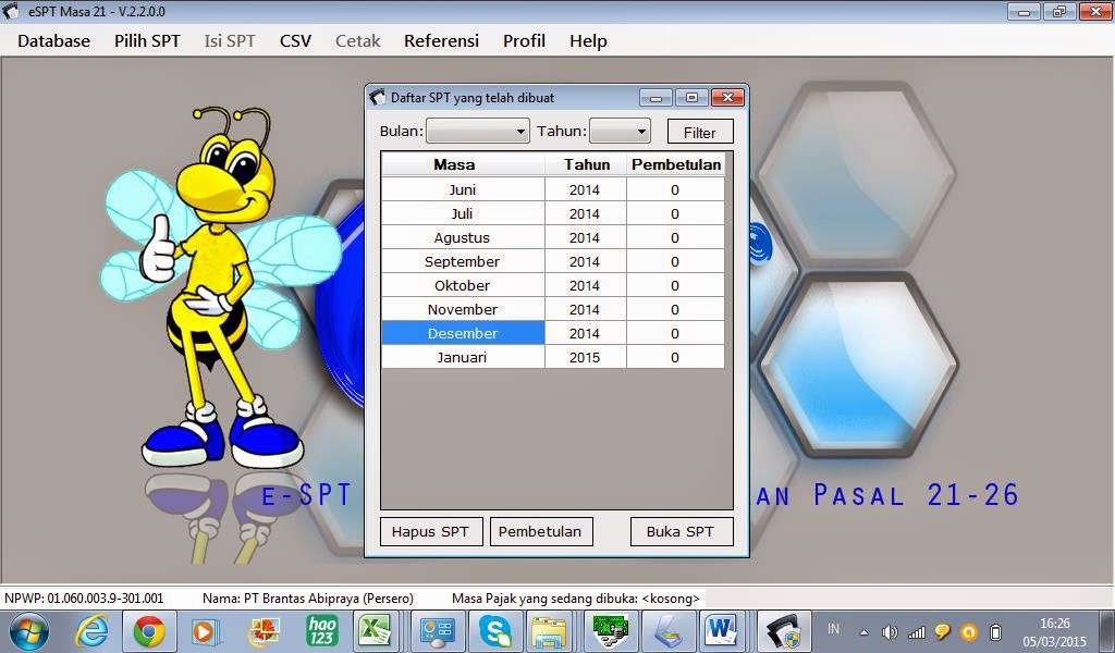 It is ManUtd: Membuat file CSV untuk lapor SPT PPh 21