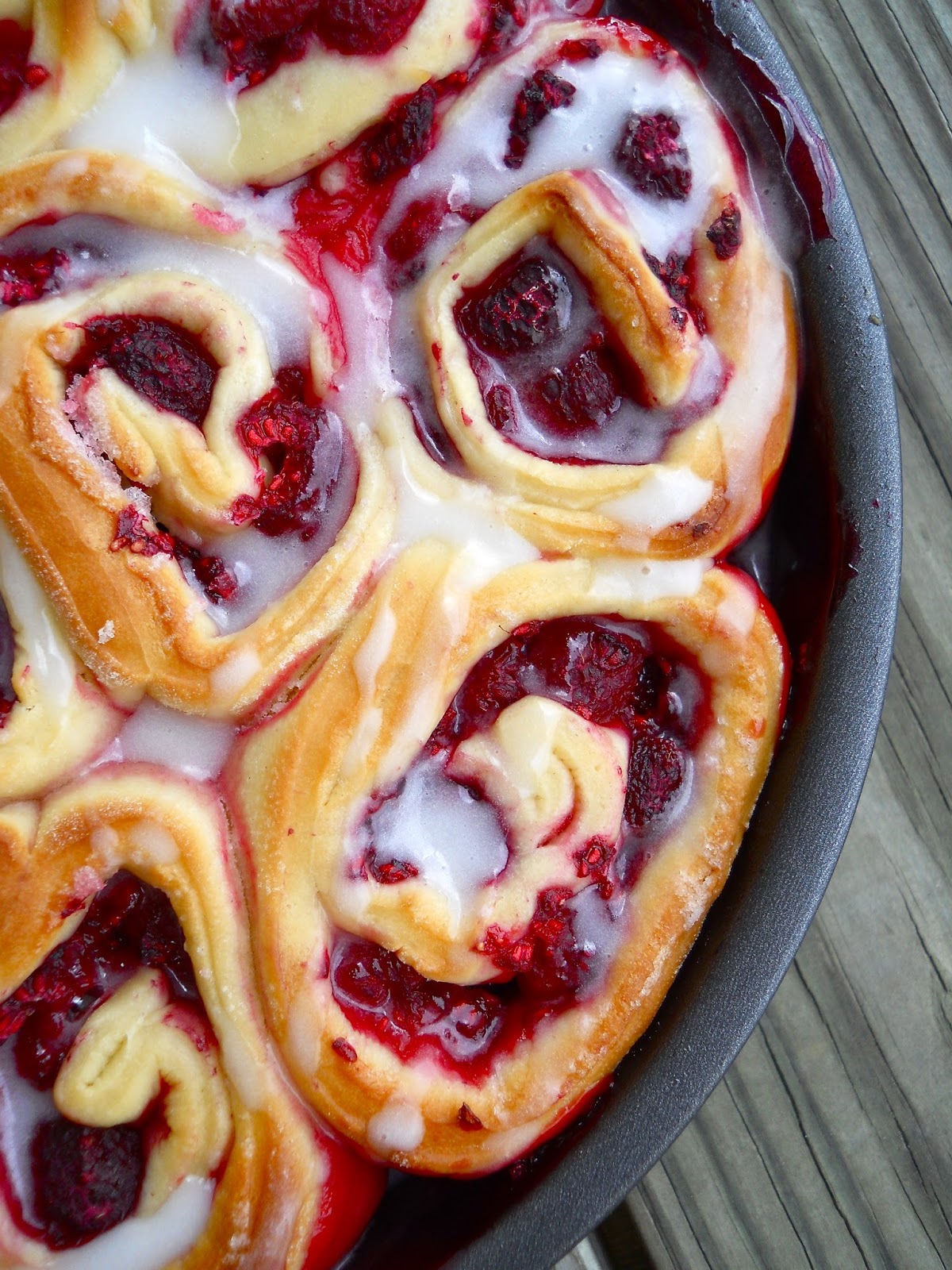 Raspberry Swirl Rolls | A Homemade Living