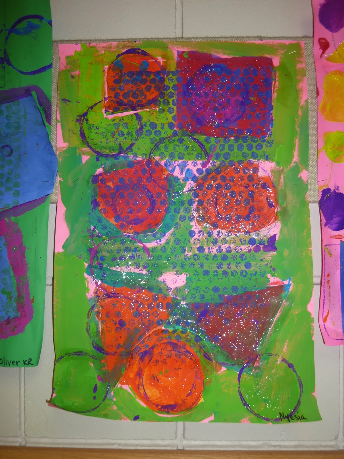 Mrs. Werner's Art Room: Kinder Abstract Art