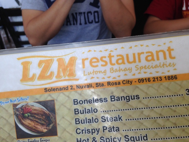 ERICJAZ FOODIES: LZM RESTAURANT