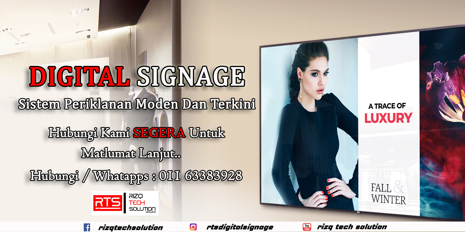 Digital Signage Solution Di Malaysia - Rizq Tech Solution