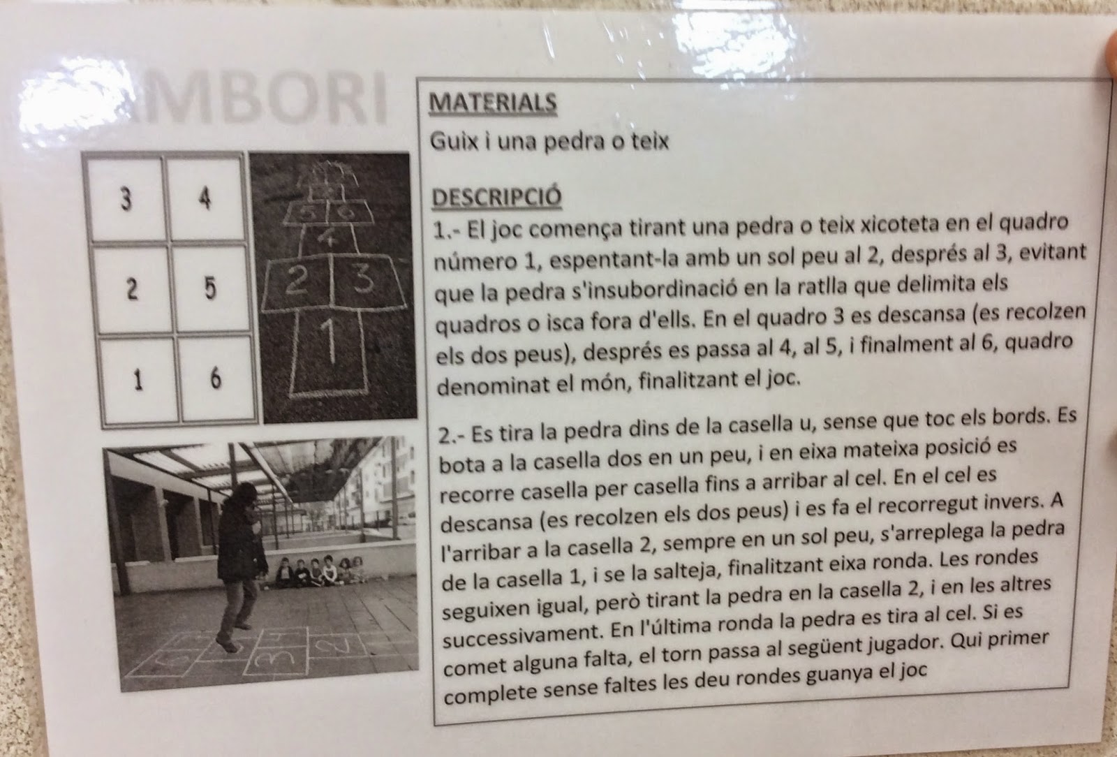 El blog del movimiento: Sesión 9: Juegos tradicionales