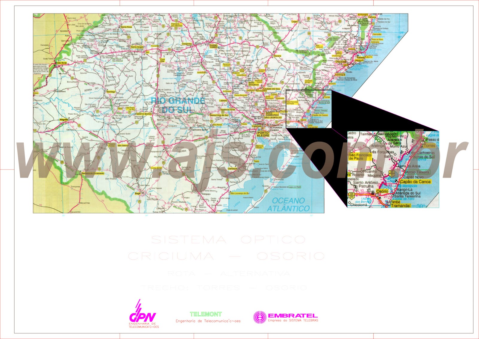Mapa Chave e Locação – Digitalização de Documentos e Desenhos de Engenharia