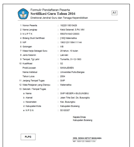 Contoh Format A1 Sertifikasi - FOPPSI Tangsel