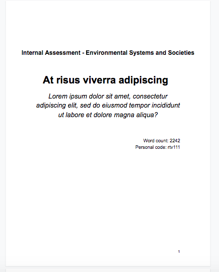 How To Get 7 In Your ESS IA: Step-By-Step