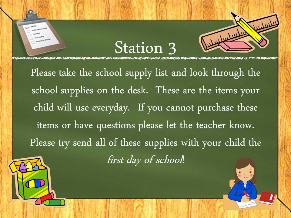 I Am What I Teach: Meet Your Teacher Stations