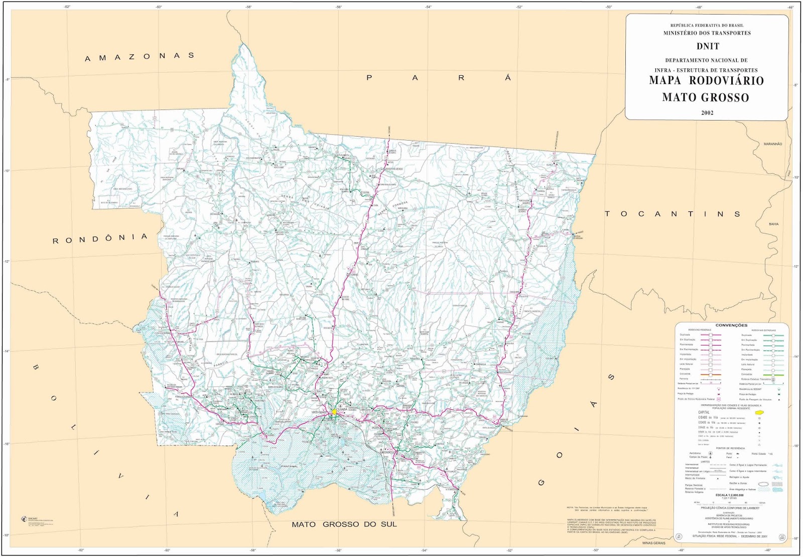 Mapas do Estado do Mato Grosso