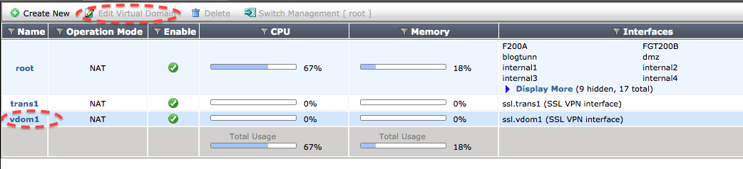 Ken Felix Security Blog: Per VDOM session limits fortigates