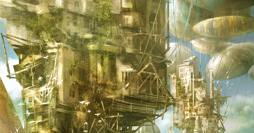 JOTTO Design: Suspended architecture...floating city