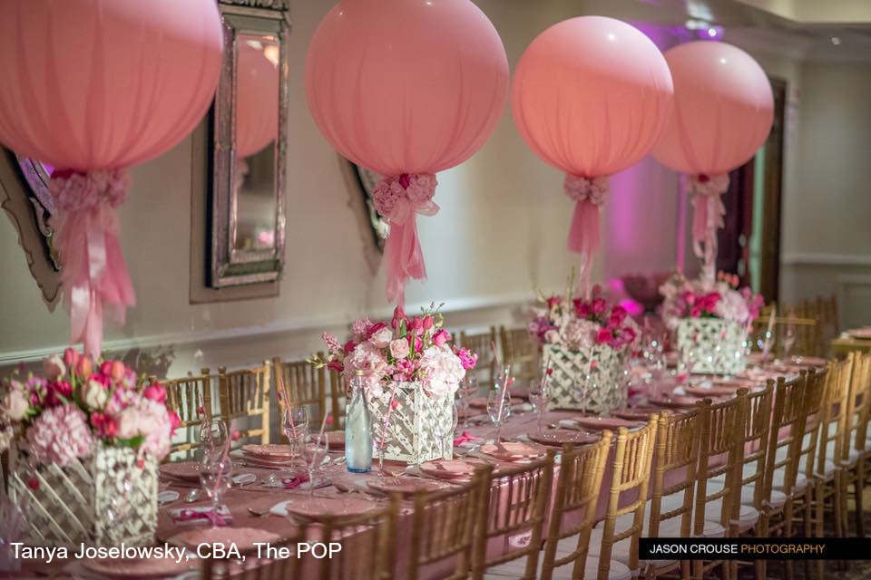 Balloon Table Arrangements