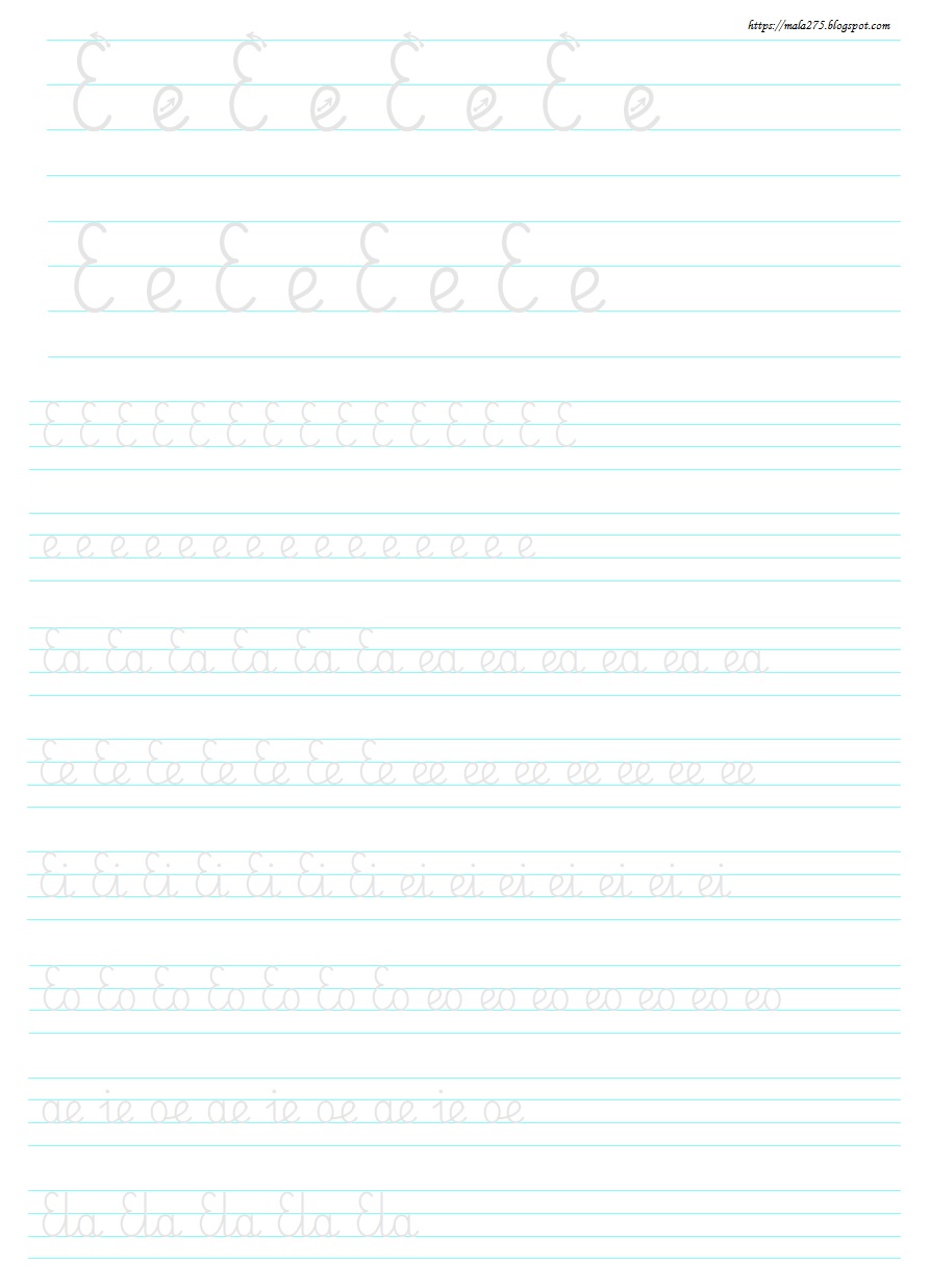 BLOG EDUKACYJNY DLA DZIECI: Nauka pisania literek