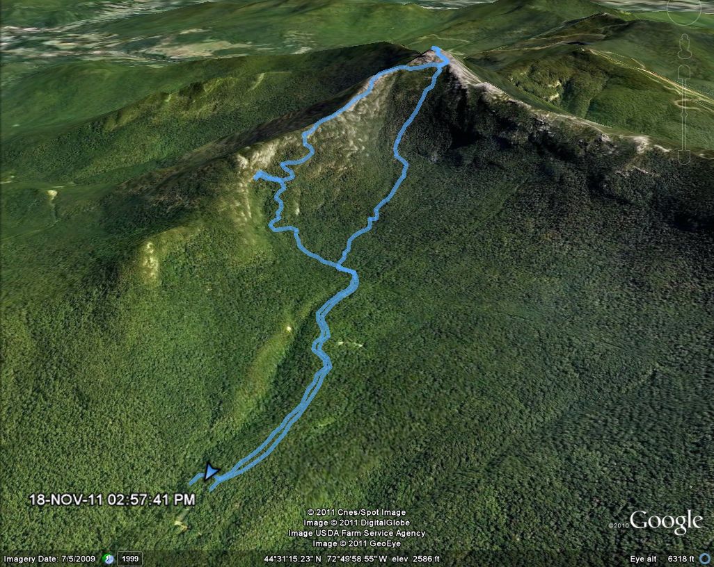 Off on Adventure: Mount Mansfield - 11/18/11