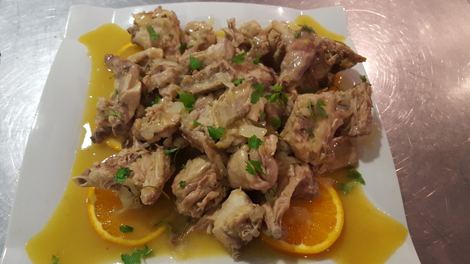 Sueño con ser cocinera: Conejo en salsa de naranja