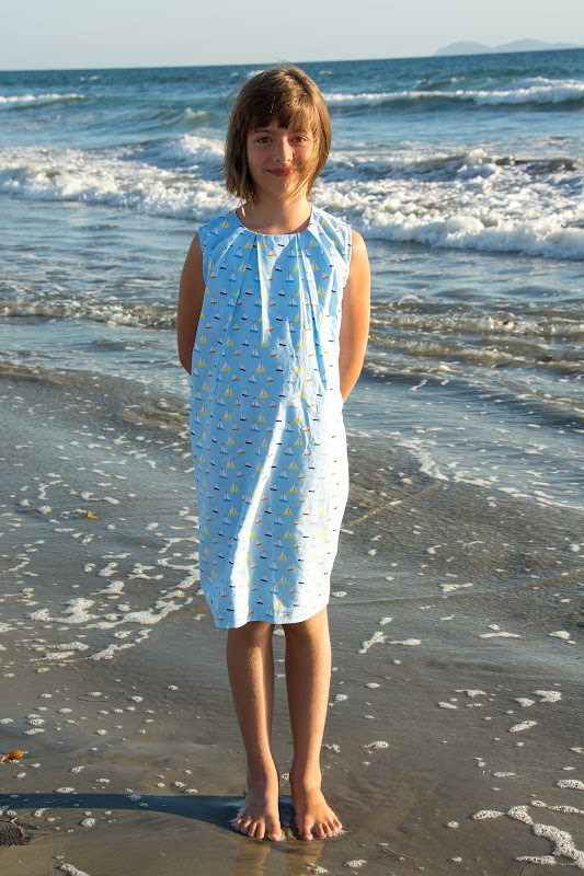 Aesthetic Nest: Sewing: Nautical Dresses and a Pretty Piped Skirt ...