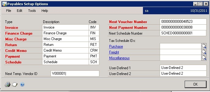 Insights of a GP Consultant: Automatic Vendor Numbers in GP