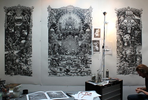 Design Stack: A Blog about Art, Design and Architecture: Large Drawings ...