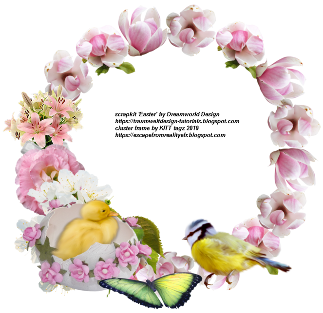 Escape From Reality Blog: FTU 'Easter' Cluster & Cluster Frames