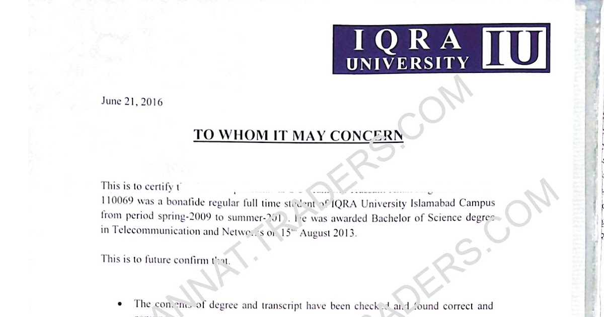 University Degree: Verification Of University Degree