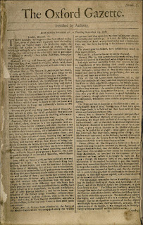 OLD NEWSPAPERS : First English Newspaper