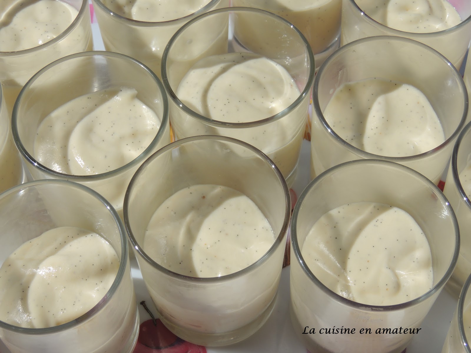 La cuisine en amateur de Maryline: Mousse à la vanille