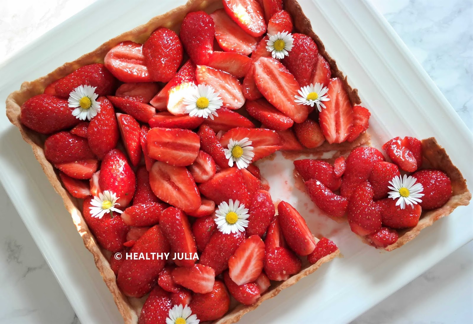 COOKING JULIA : TARTE AUX FRAISES