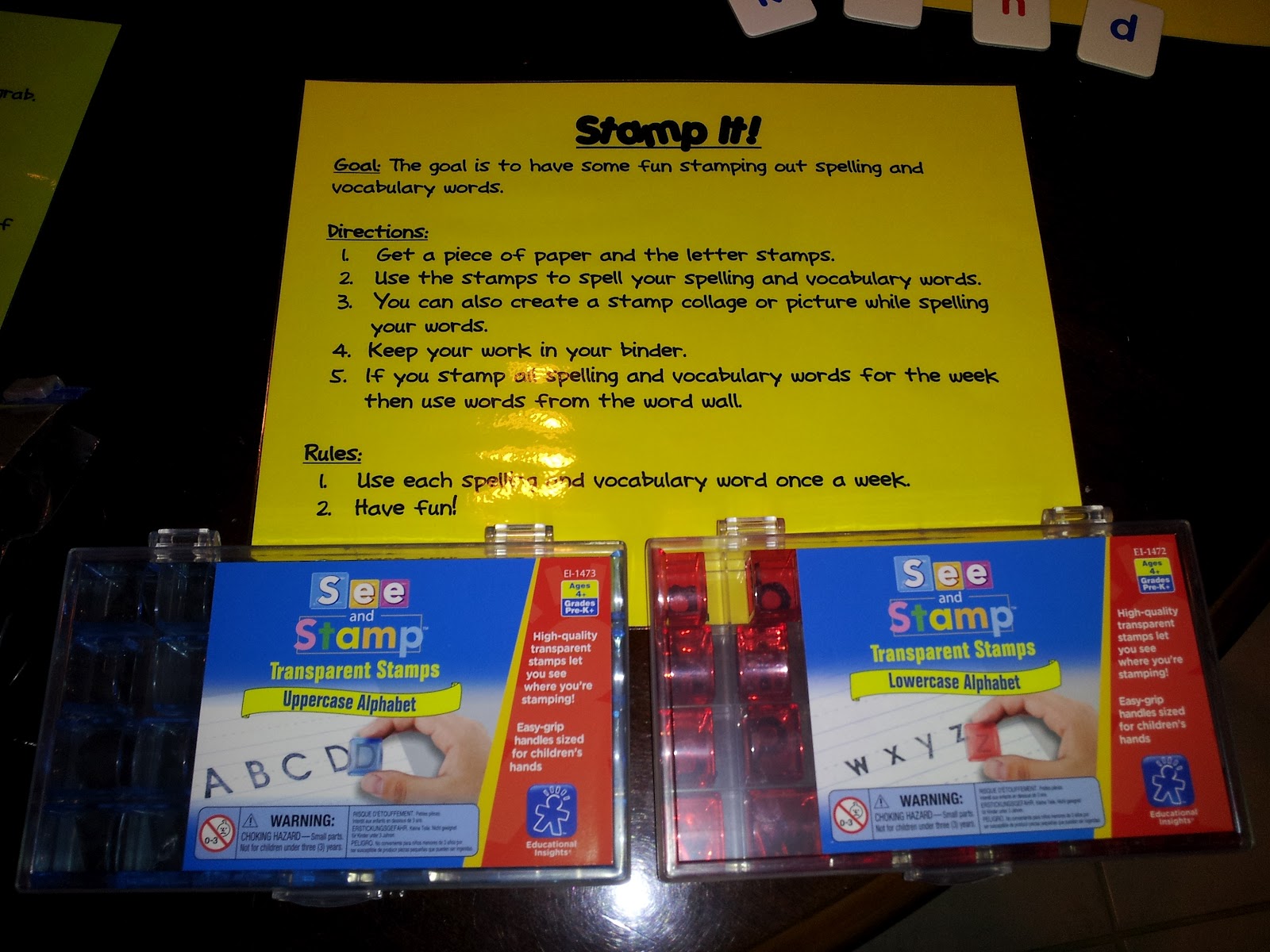 Hurray For Teaching!: Word Work Centers