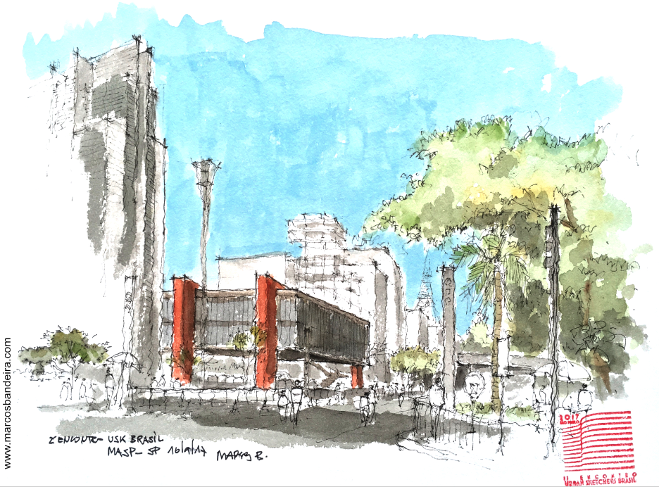 2º Encontro Urban Sketchers Brasil - SP 2017