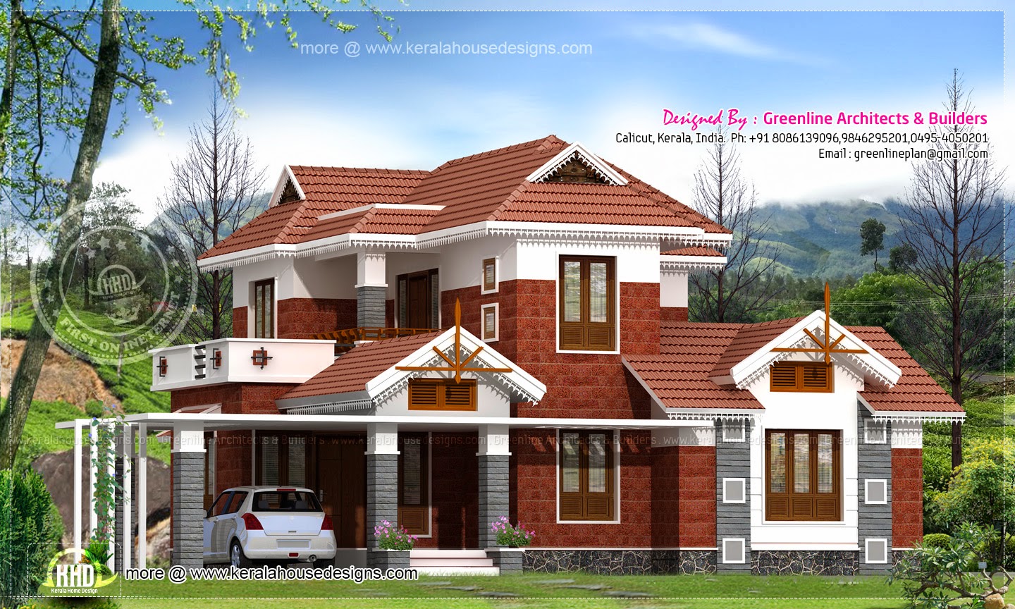 Cute Kerala home design - Kerala Home Design and Floor Plans - 9K ...