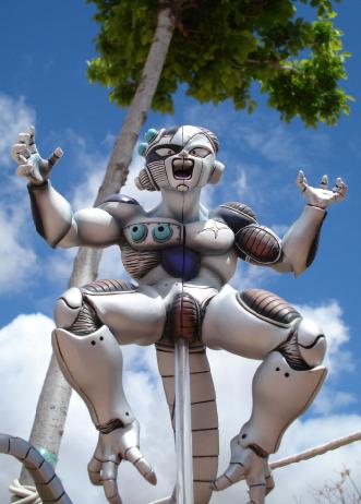 Figuras Dragon Ball: Trunks Super Saiyan VS Mecha Freezer