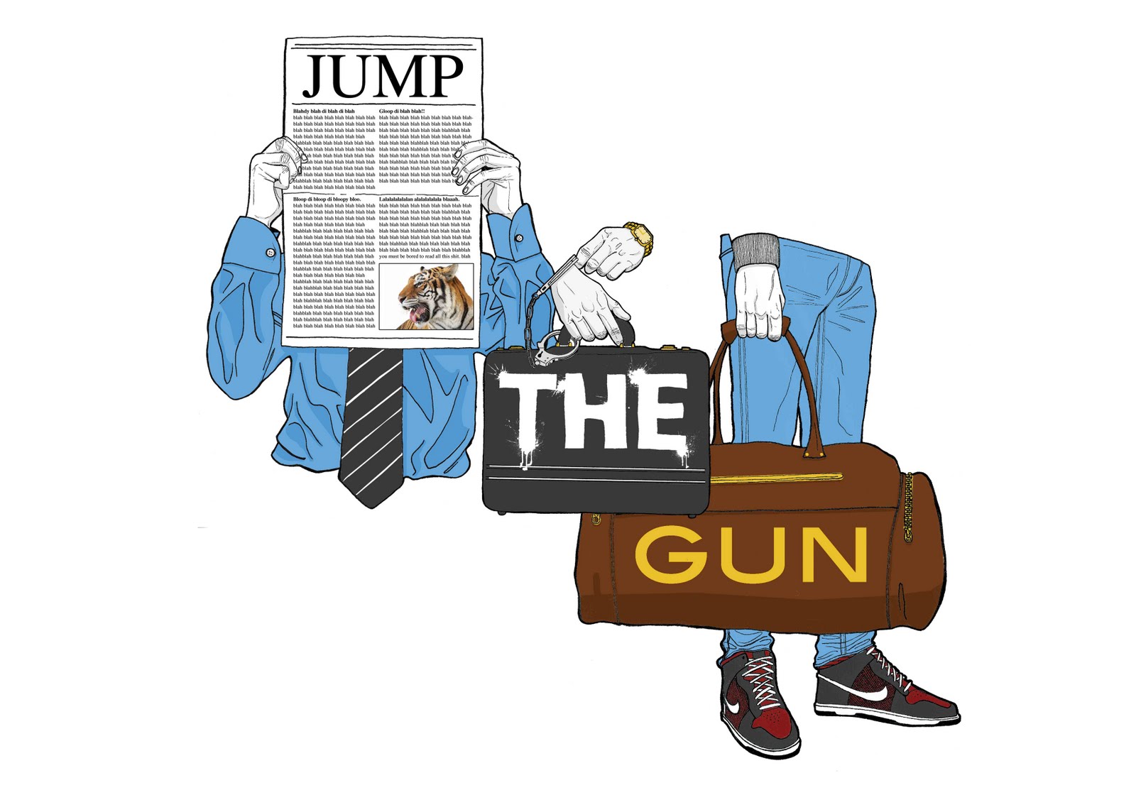 drawingsandthat: Jump The Gun and that.