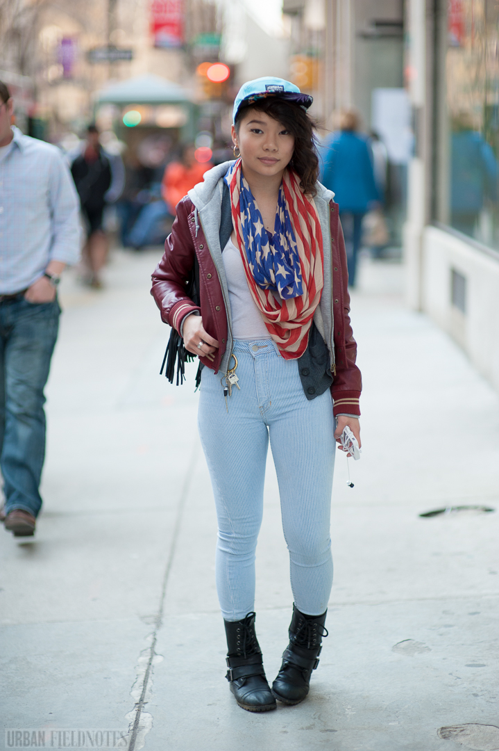 Urban Fieldnotes: Philadelphia Street Style: Mina in an American Flag ...
