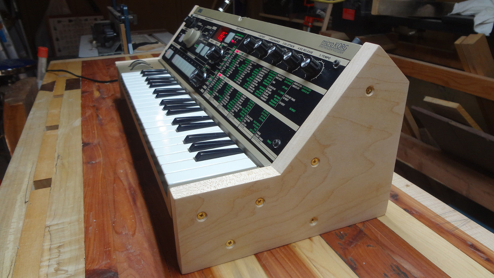 MATRIXSYNTH: Custom Angled Microkorg