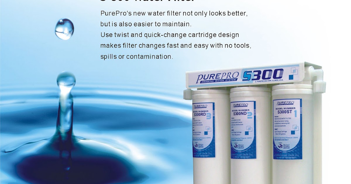 PurePro® S300 Reverse Osmosis (RO) Water Filtration System