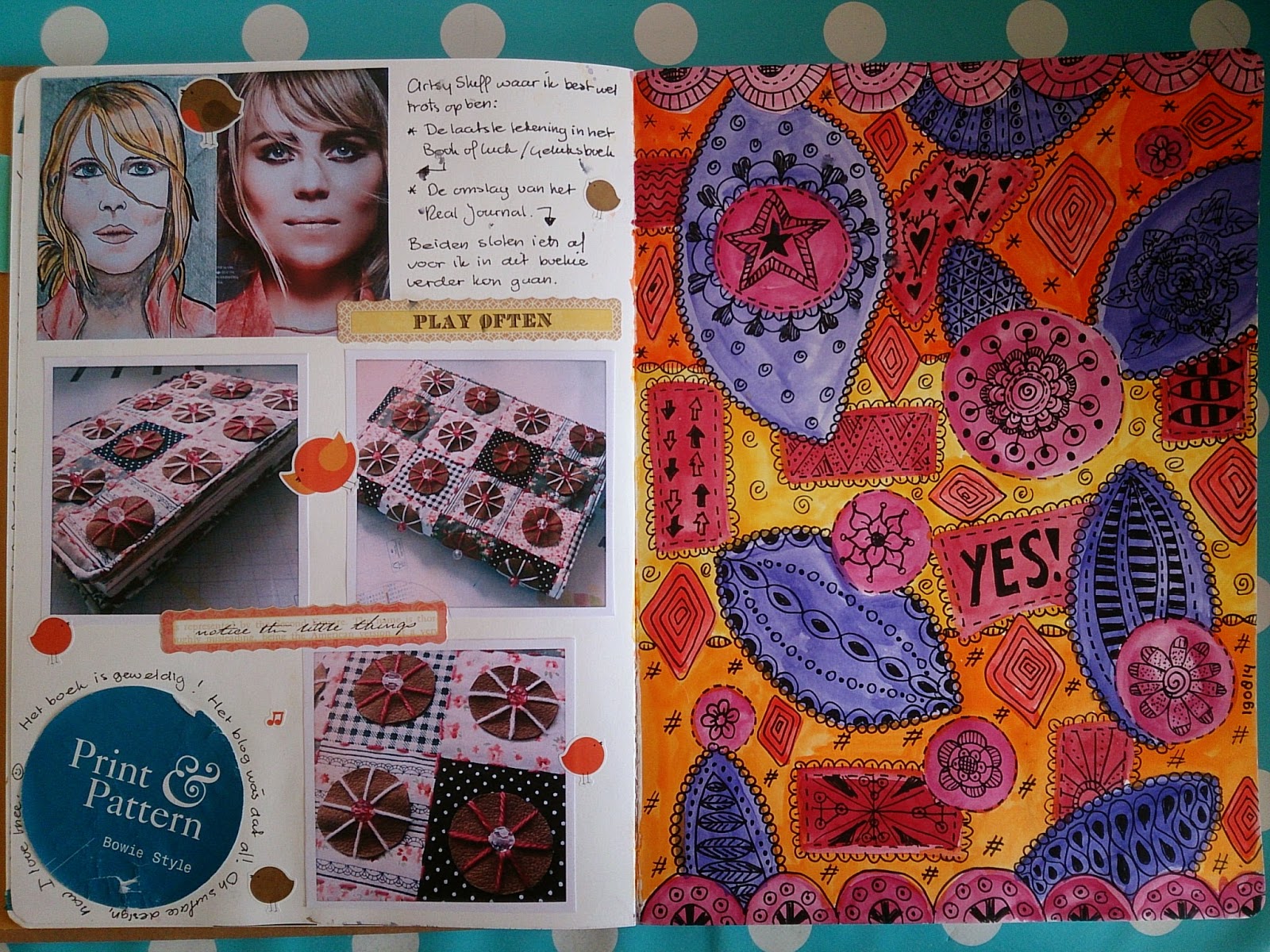 Caatje's Artsy Stuff: Introducing Flora (the new journal)