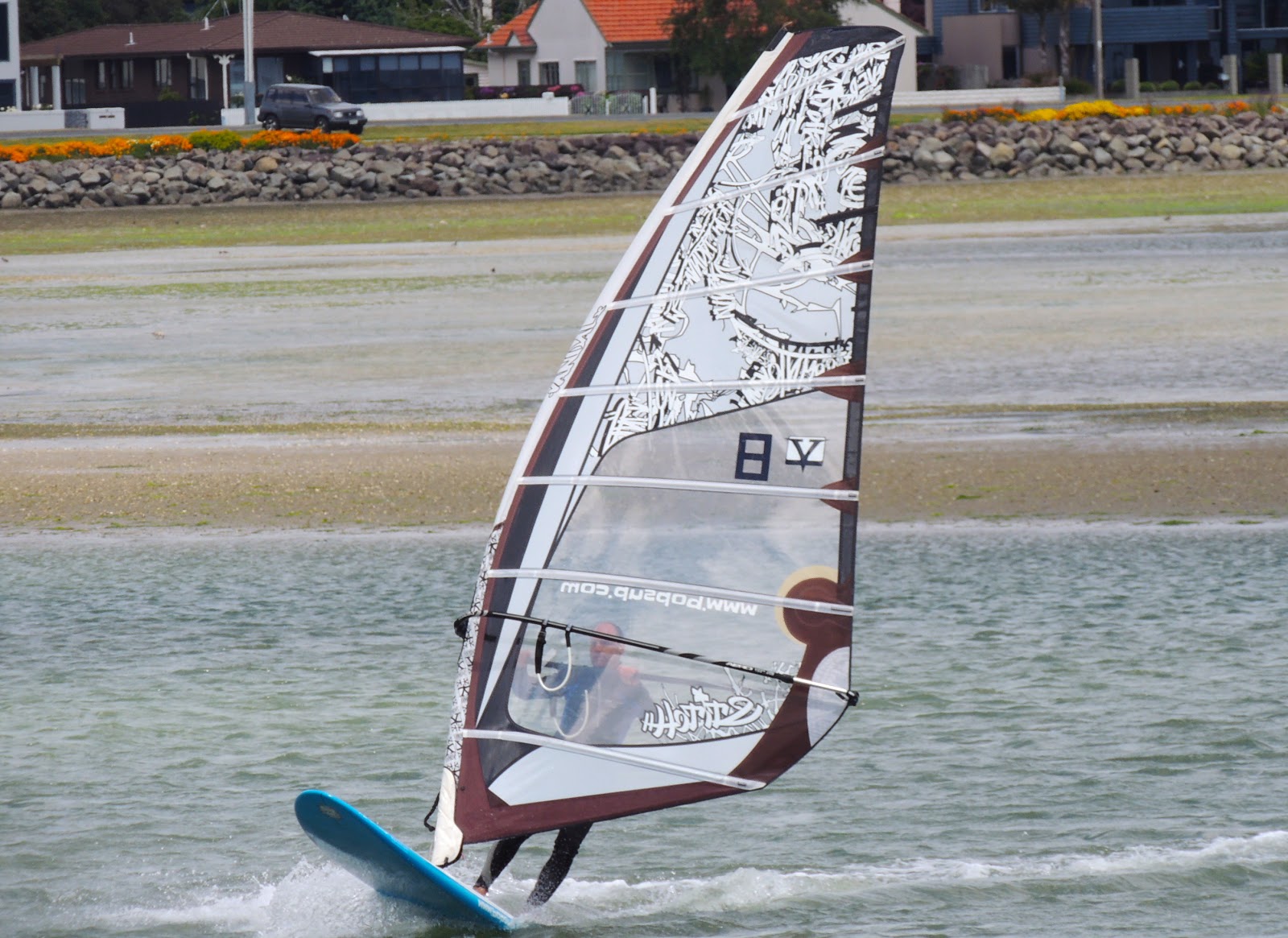 BOPwindsurfers: SUP Sailing, for when the wind blows the surf flat.