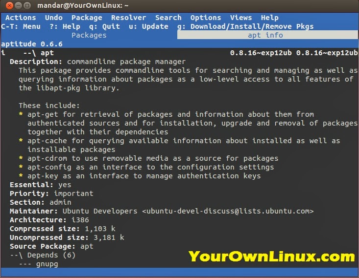 Aptitude : Package Management in Debian Based Operating Systems ~ Your ...