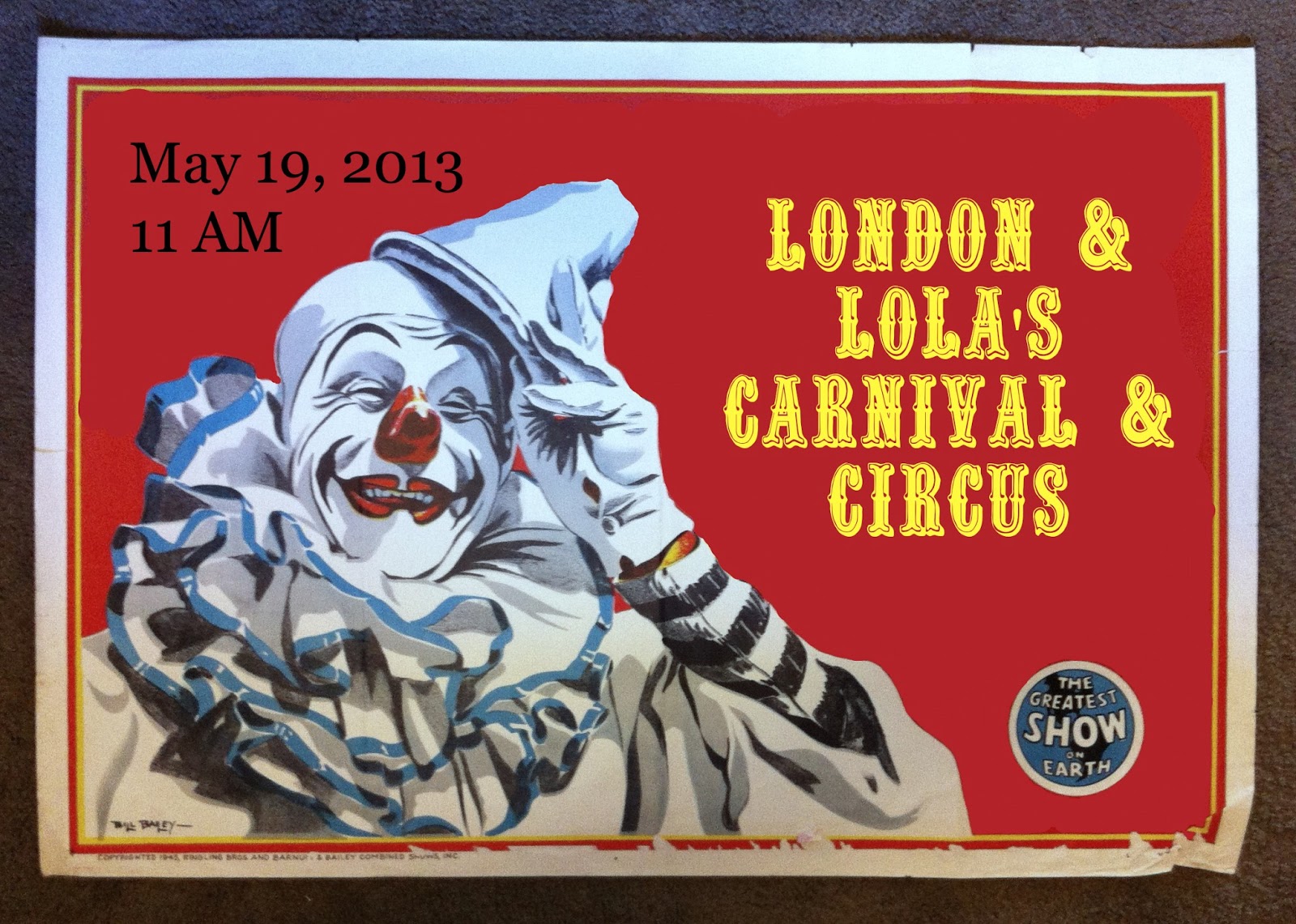 LoLovie: LoLo's Circus and Carnival - 4th birthday party