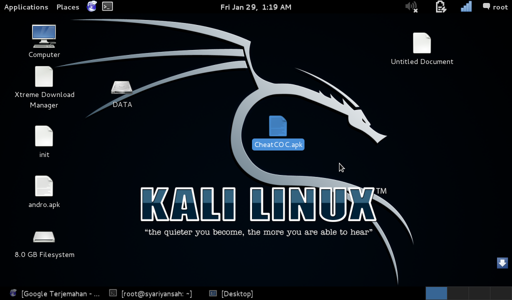 Membuat Backdooring pada Android Menggunakan Kali Linux (Lihat SMS ...