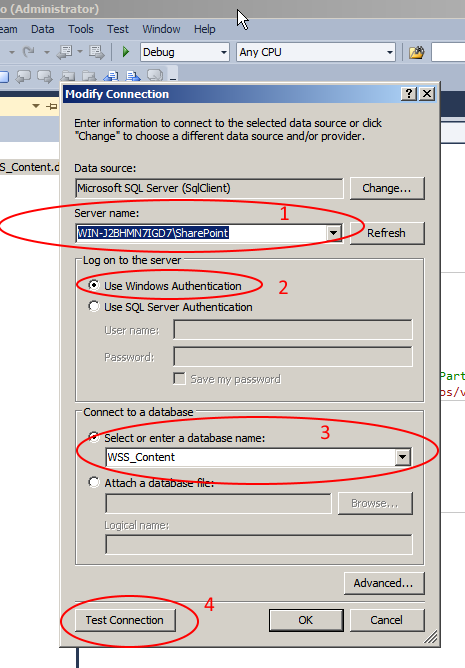 Cómo acceder a Bases de datos en SharePoint 2010