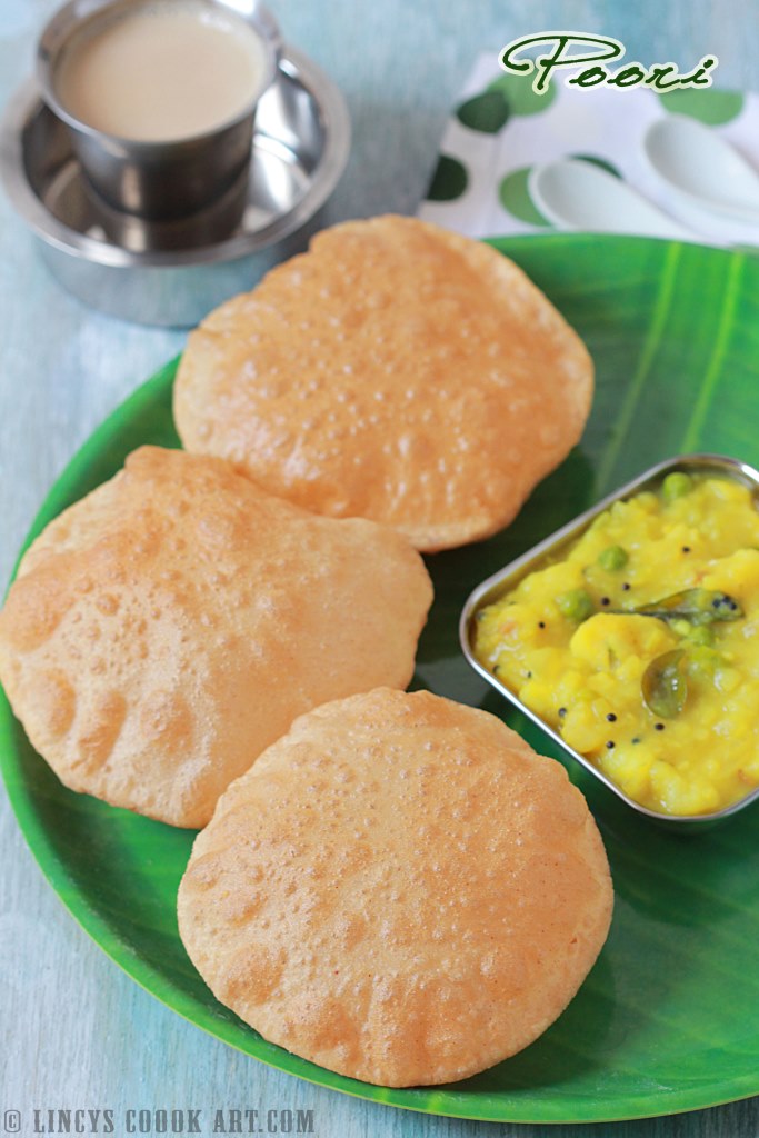 Poori | Puffy Poori ~ Lincy's Cook Art