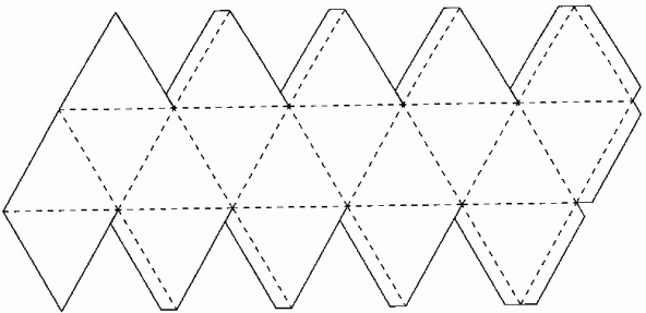Sólidos Geométricos para recortar e montar! Icosaedro Regular Clique ...