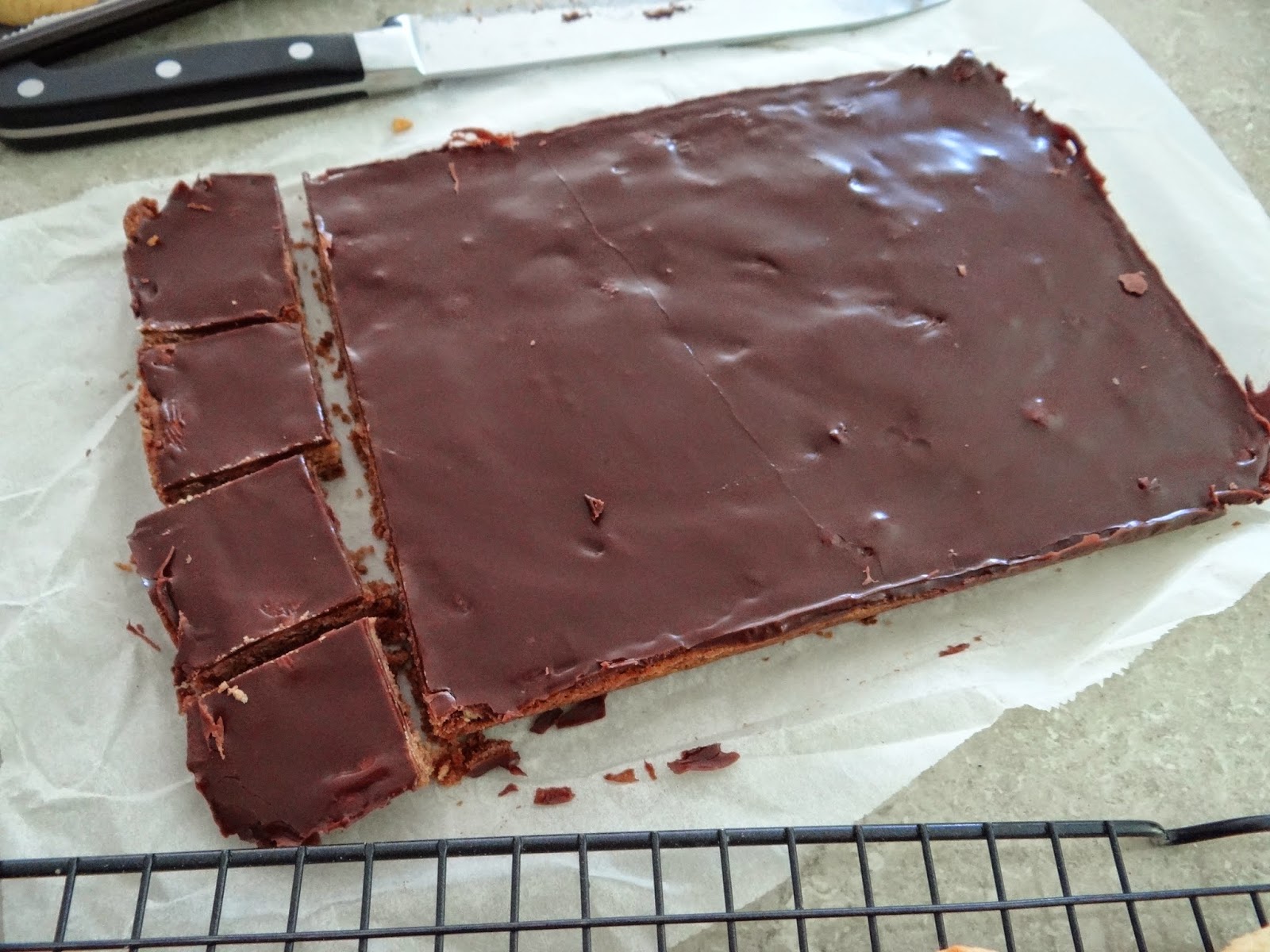 Simple home cook: Choc cornflake slice