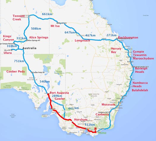 Australian Motorcycle Diaries: 17 July - Port Augusta South Australia