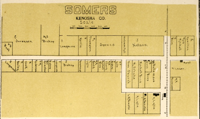 Somers Wisconsin Pioneer History: 1908 "Village" of Somers